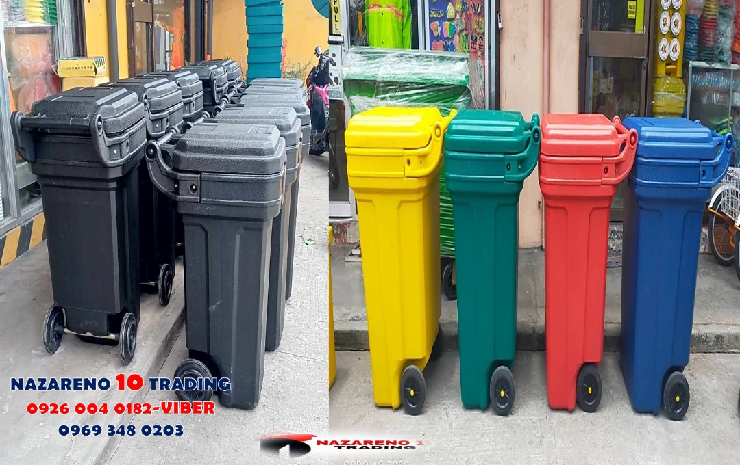 ROLLERKING TRASH BIN WITH WHEELS 150LITERS HEAVY DUTY, Furniture & Home ...