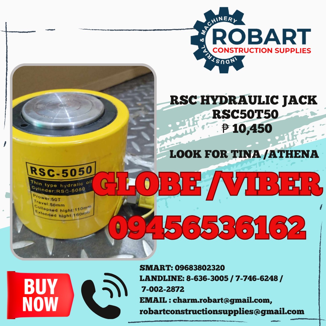Rsc Hydraulic Jack RSC50T50, Commercial & Industrial, Construction ...