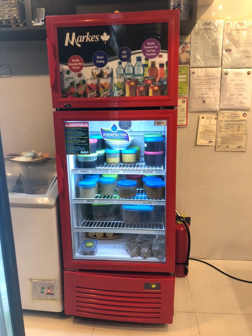 9.6 cu.ft Showcase Chiller with Top Freezer for Sale (Markes Brand ...