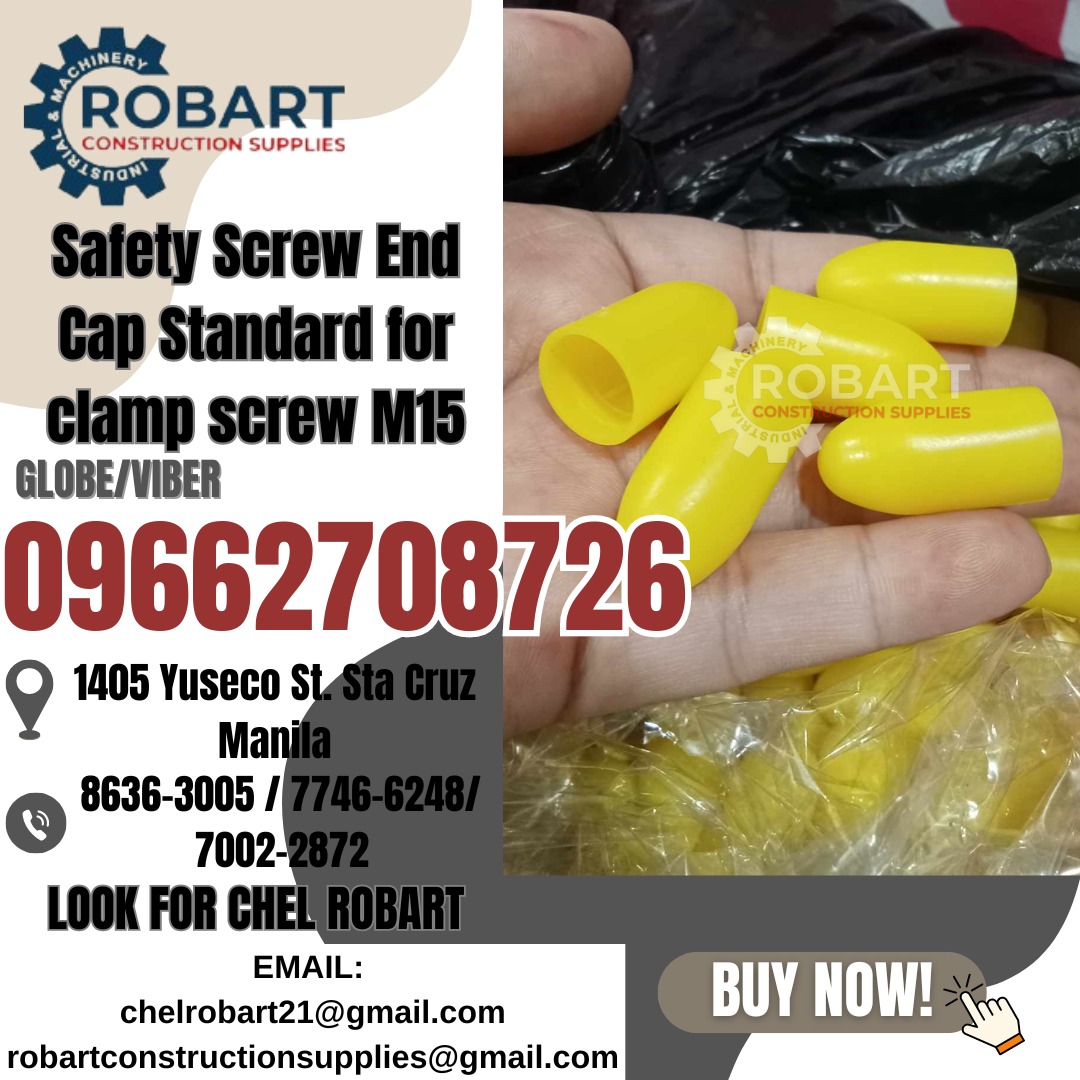 SAFETY SCREW END CAP STANDARD FOR CLAMP SCREW, Commercial & Industrial ...