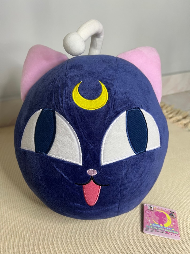 Sailor Moon Large Luna P Ball 24cm Plush Toy, Hobbies & Toys, Toys & Games on Carousell