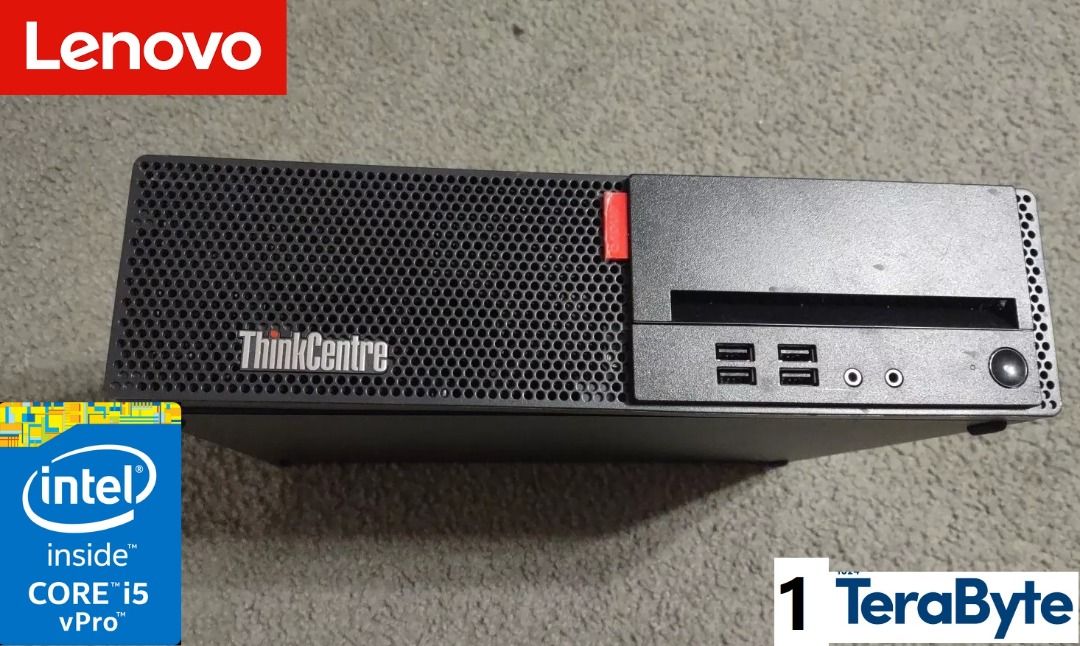 SALE!!! Lenovo ThinkCentre I5 7th Gen SFF Slim CPU, 1TB Storage,8GB ...