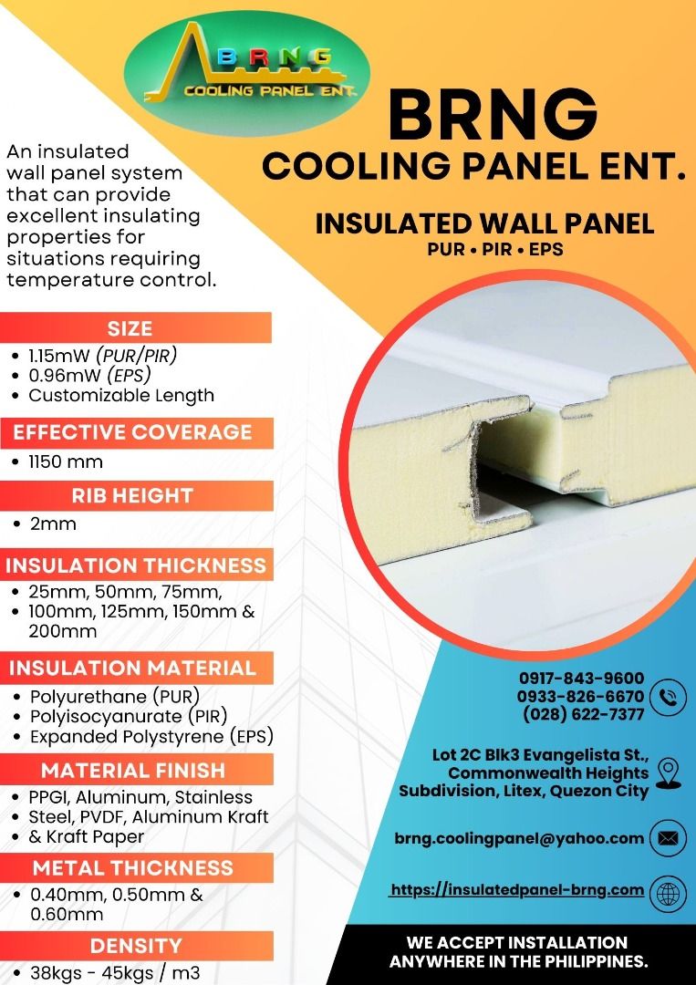 SANDWICH PANEL, STEEL DOOR, STYRO BOARD, METAL ROOFING, STEEL DECKING ...