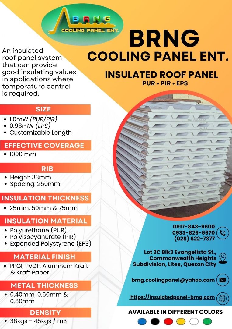 SANDWICH PANEL, STEEL DOOR, STYRO BOARD, METAL ROOFING, STEEL DECKING ...