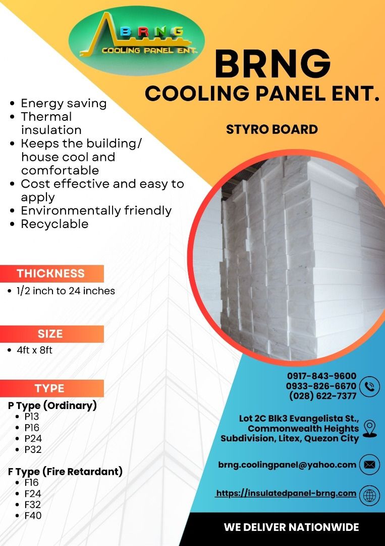 SANDWICH PANEL, STEEL DOOR, STYRO BOARD, METAL ROOFING, STEEL DECKING ...