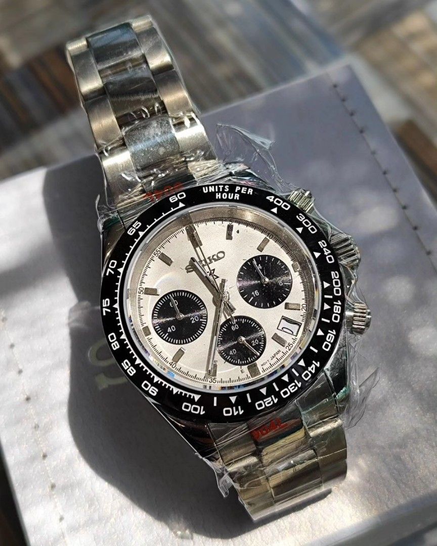 Seiko Panda Speedtimer Mod, Men's Fashion, Watches & Accessories ...