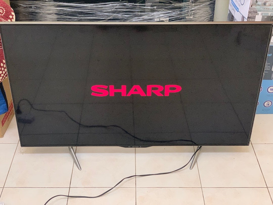 Sharp 50 Inches Andriod Smart tv 4K UHD, TV & Home Appliances, TV ...