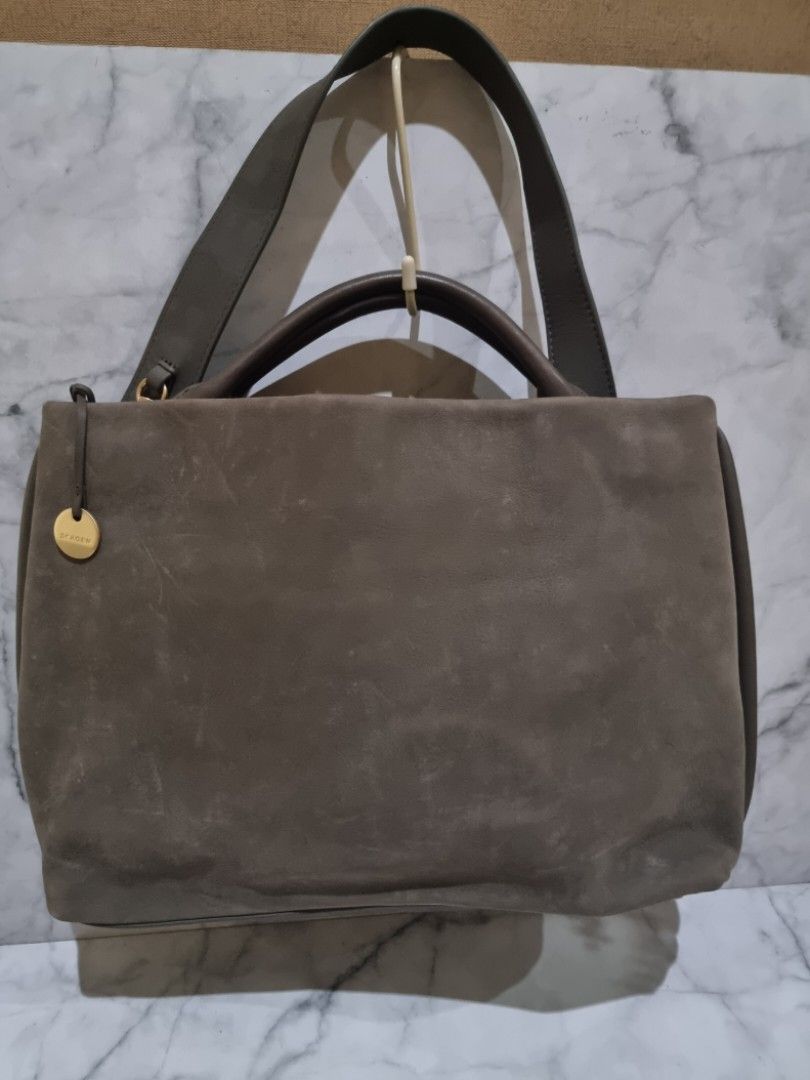 Skagen Original Grey Handbag with Longstrap, Barang Mewah, Tas & Dompet ...