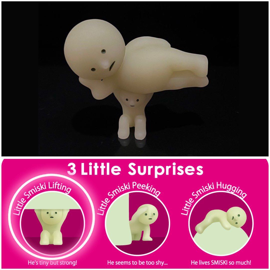 Smiski Lounging w/ Lifting Little Surprise (Series 1), Hobbies & Toys ...