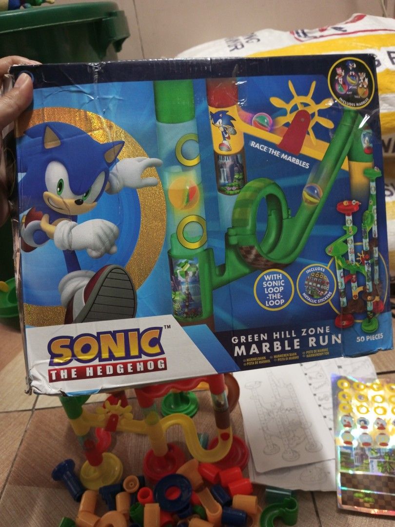 Sonic the hedgehog Marble Run, Hobbies & Toys, Toys & Games on Carousell