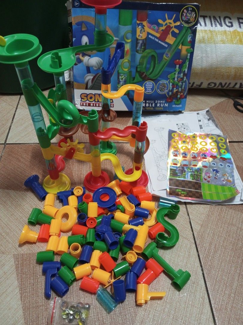 Sonic the hedgehog Marble Run, Hobbies & Toys, Toys & Games on Carousell
