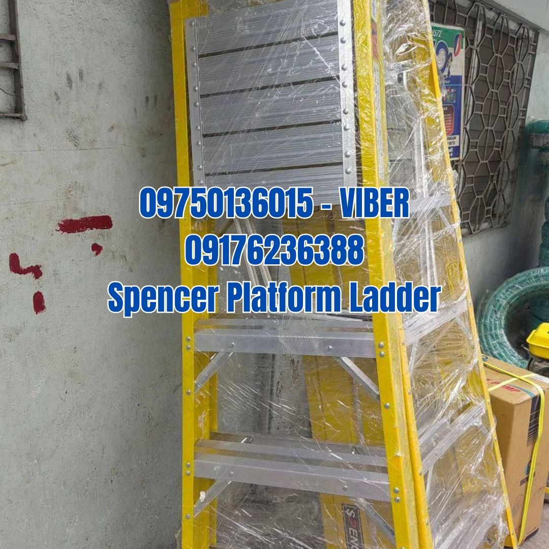 Spencer Platform Ladder (Yellow), Commercial & Industrial, Construction ...
