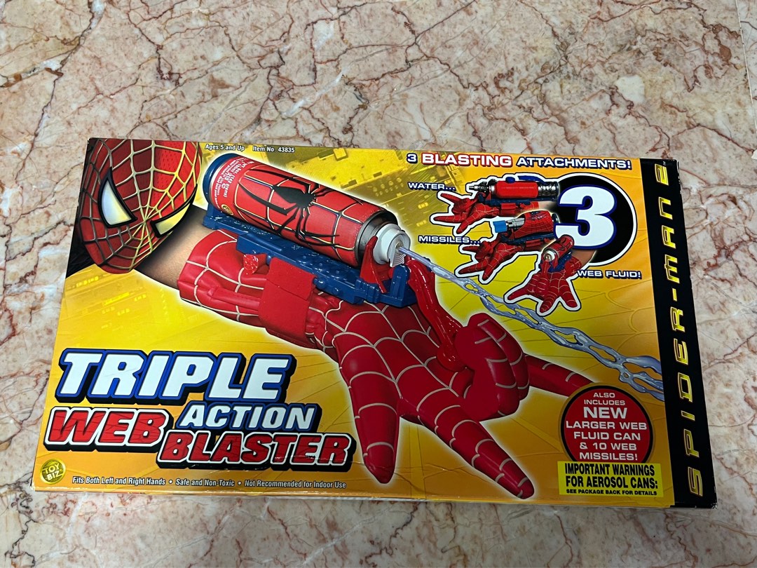 Spider Man 2 2004 Triple Action Web Blaster