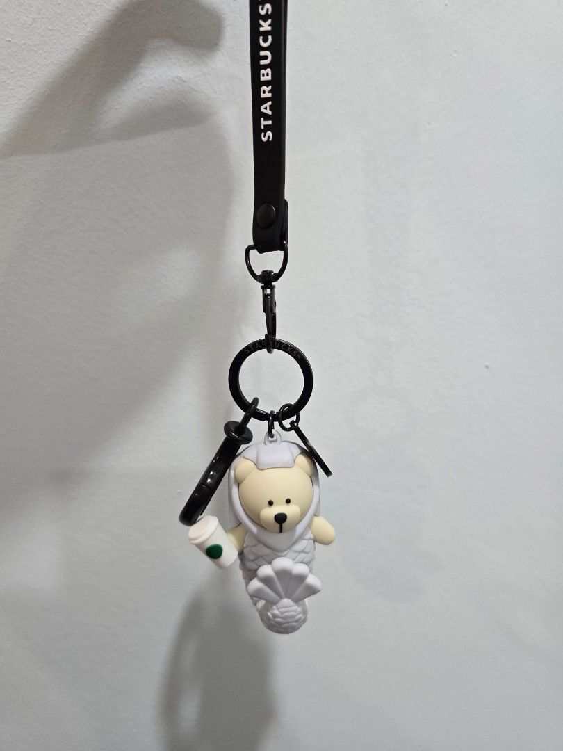 Starbucks Merlion Bearista Keychain Singapore Exclusive Limited Edition, Hobbies & Toys ...