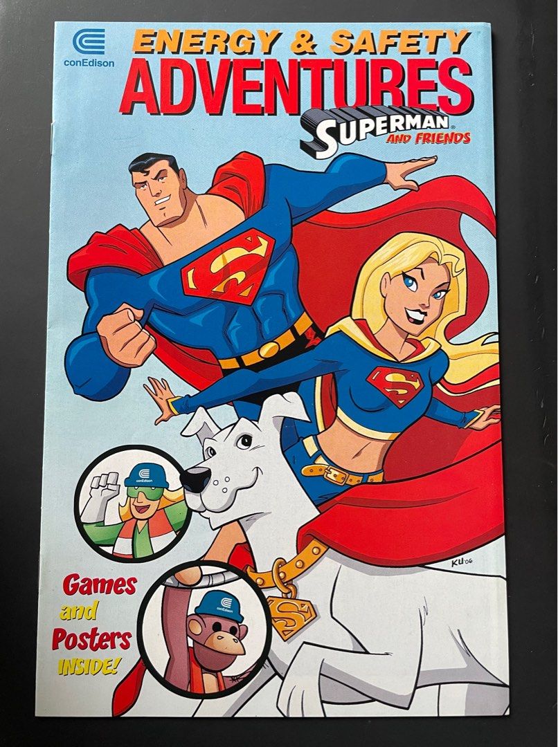 Superman: Energy & Safety Adventures Comic, Hobbies & Toys, Books ...