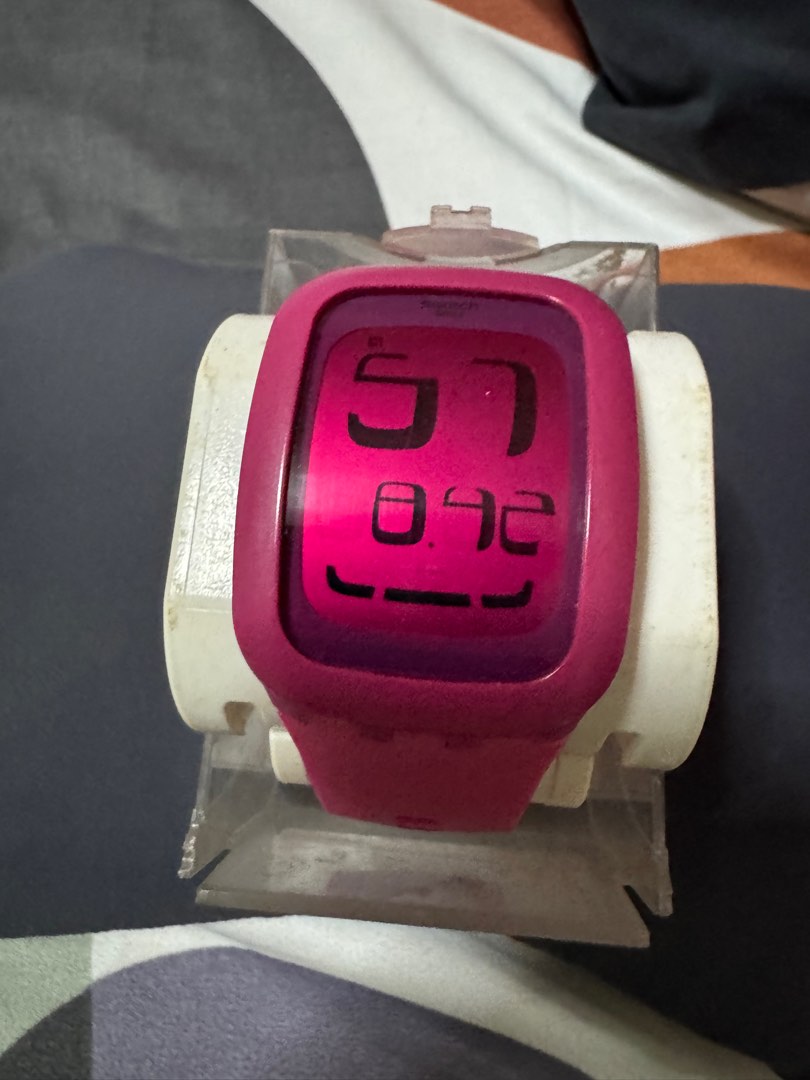 Swatch Digital Watch, Women's Fashion, Watches & Accessories, Watches ...