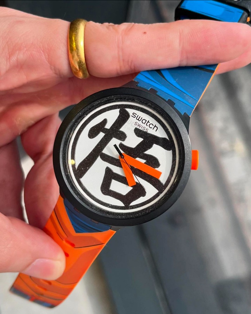 Swatch (Goku Edition) Watch , Luxury, Watches on Carousell