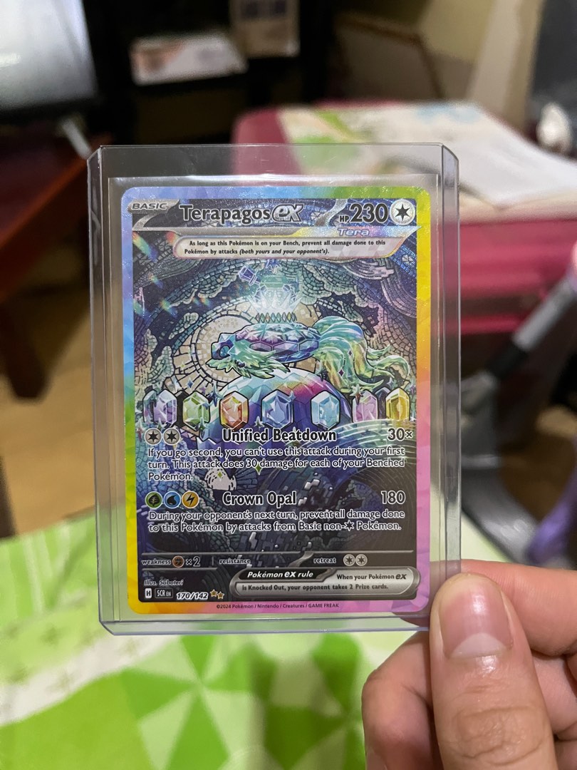Terapagos EX Pokemon Trading Card, Hobbies & Toys, Toys & Games on ...