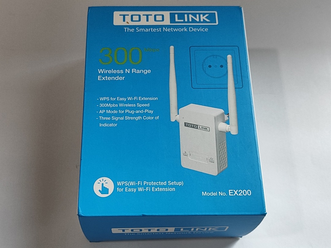 TotoLink EX200 WiFi Extender, Computers & Tech, Parts & Accessories, Networking on Carousell