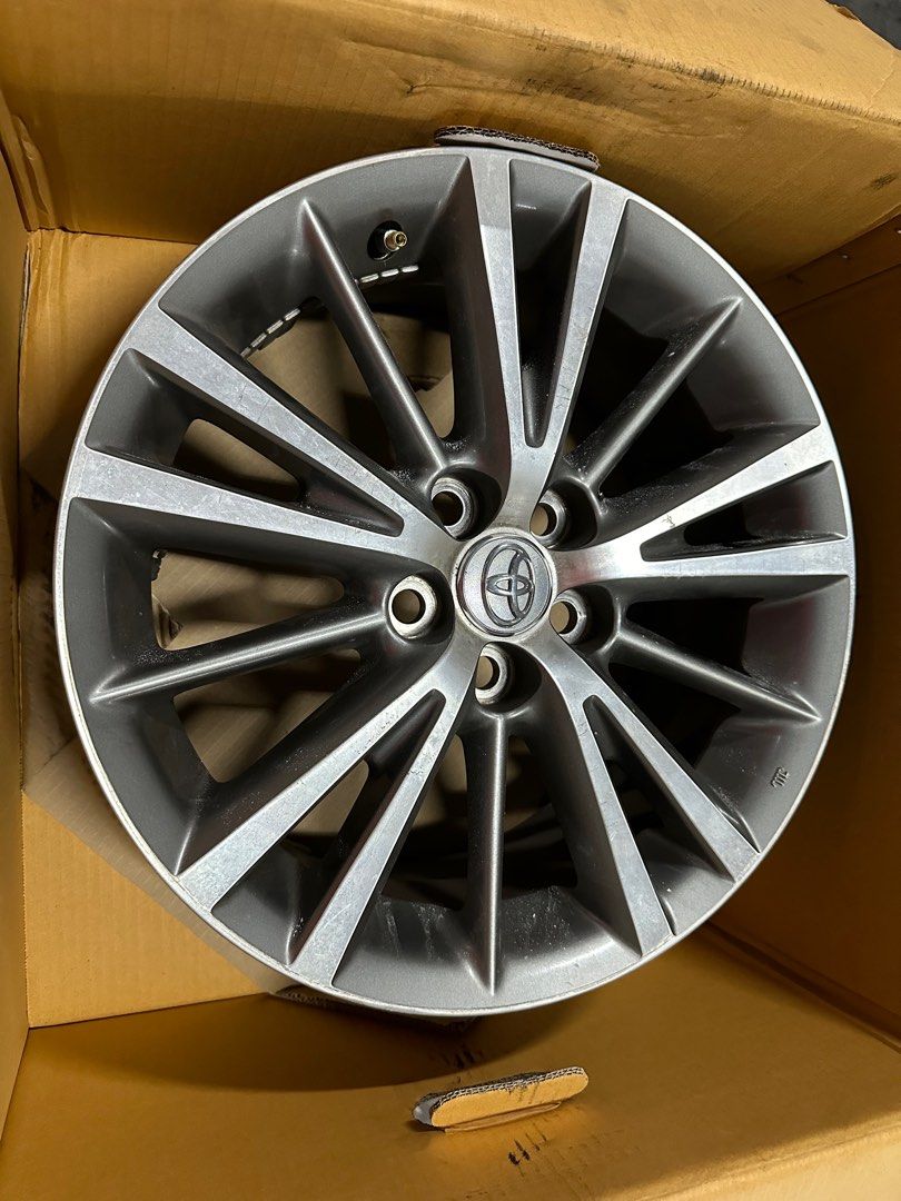 Toyota Corolla Altis 16” rims, Car Accessories, Tyres & Rims on Carousell