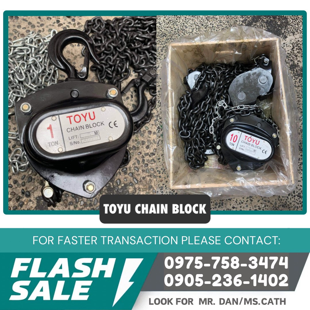 Toyu Chain Block, Commercial & Industrial, Construction Tools ...