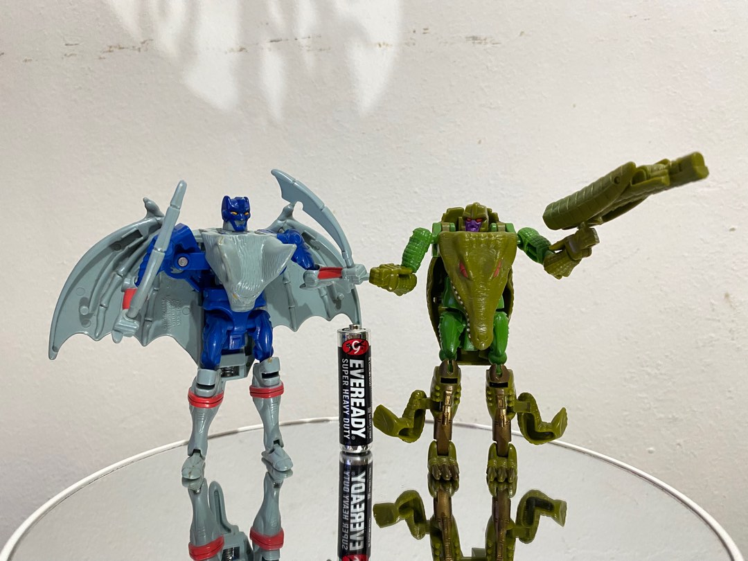 Transformers Beast Wars - Optimus (Bat) & Megatron (Crocodile), Hobbies ...