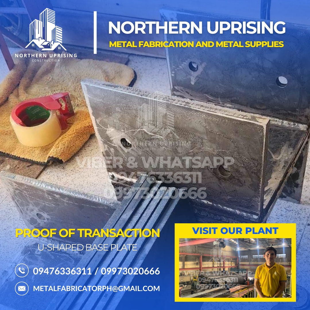 U Base Plate | Steel Pipe Casing | MS Plate | Anchor Bolt | U-Bolt ...
