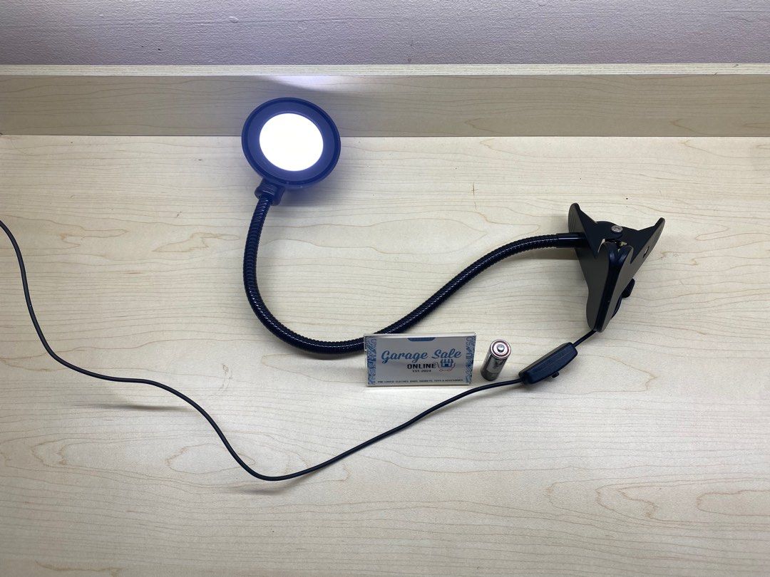 USB Reading Light Flexible LED Lamp Laptop Computer Clip On Bed Desk ...