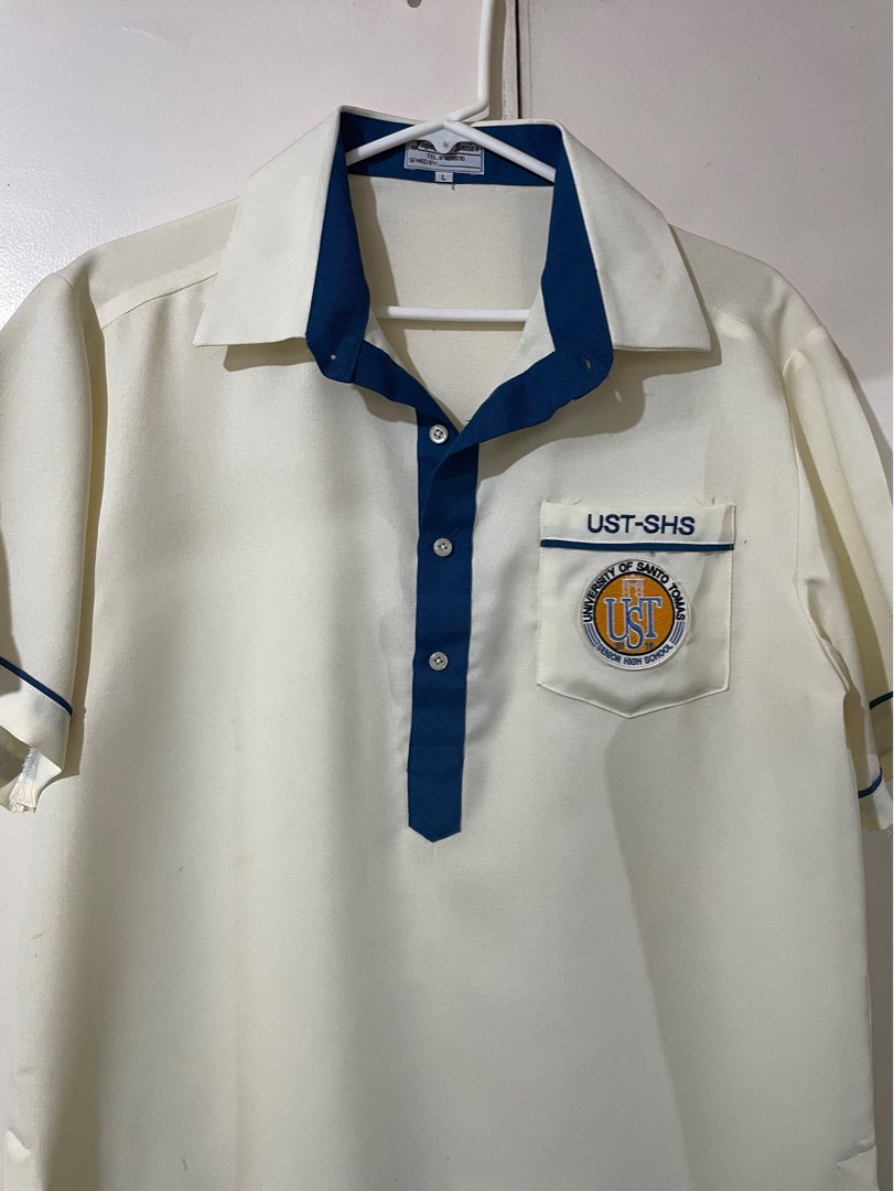 UST SHS Uniform Polo Men, Men's Fashion, Tops & Sets, Formal Shirts on ...