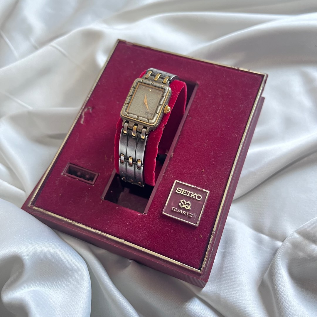 Vintage Seiko 2P20-5E89 Ladies Quartz Analog Watch Original | Jam ...