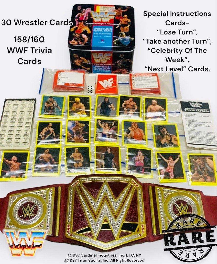 Rare Vintage WWF 1997 Arcade Cards Game, Hobbies & Toys, Toys & Games ...