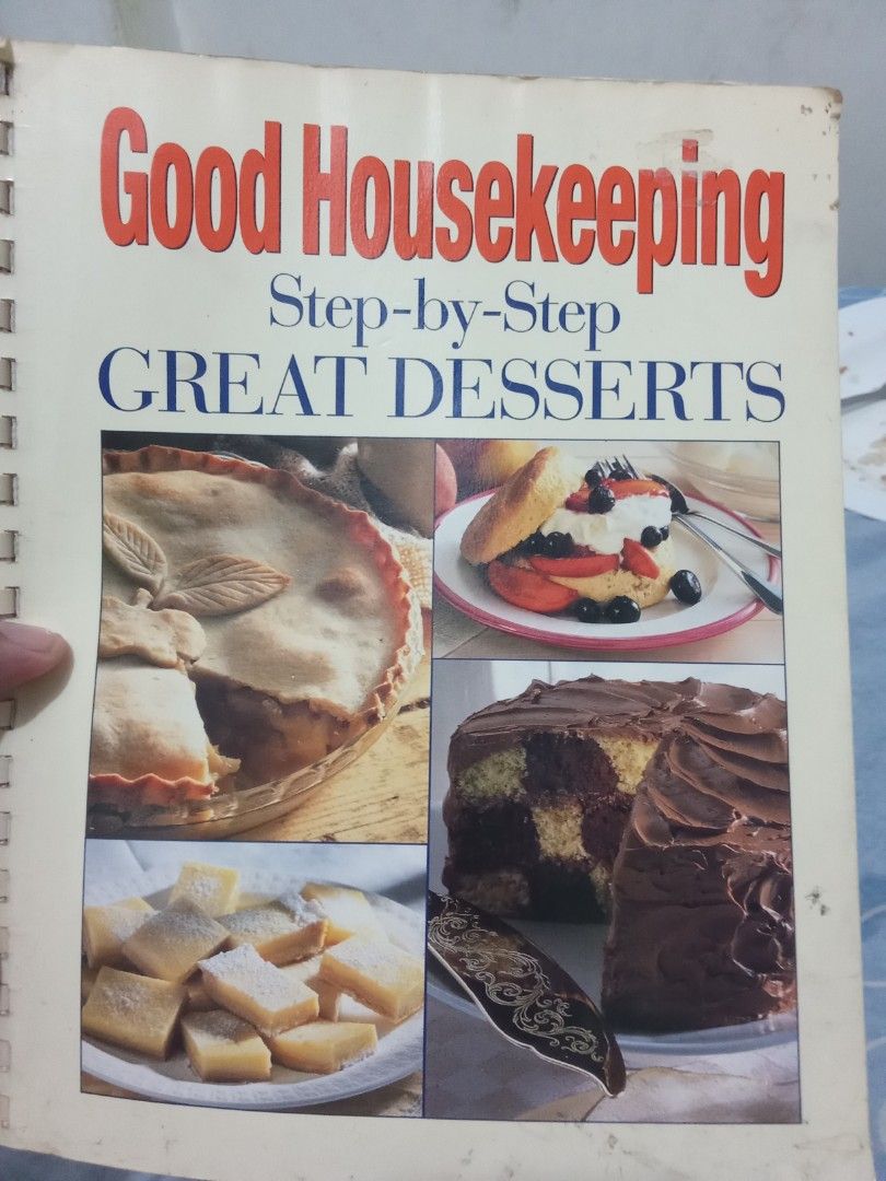 1999 good housekeeping step by step great desserts book first edition ...