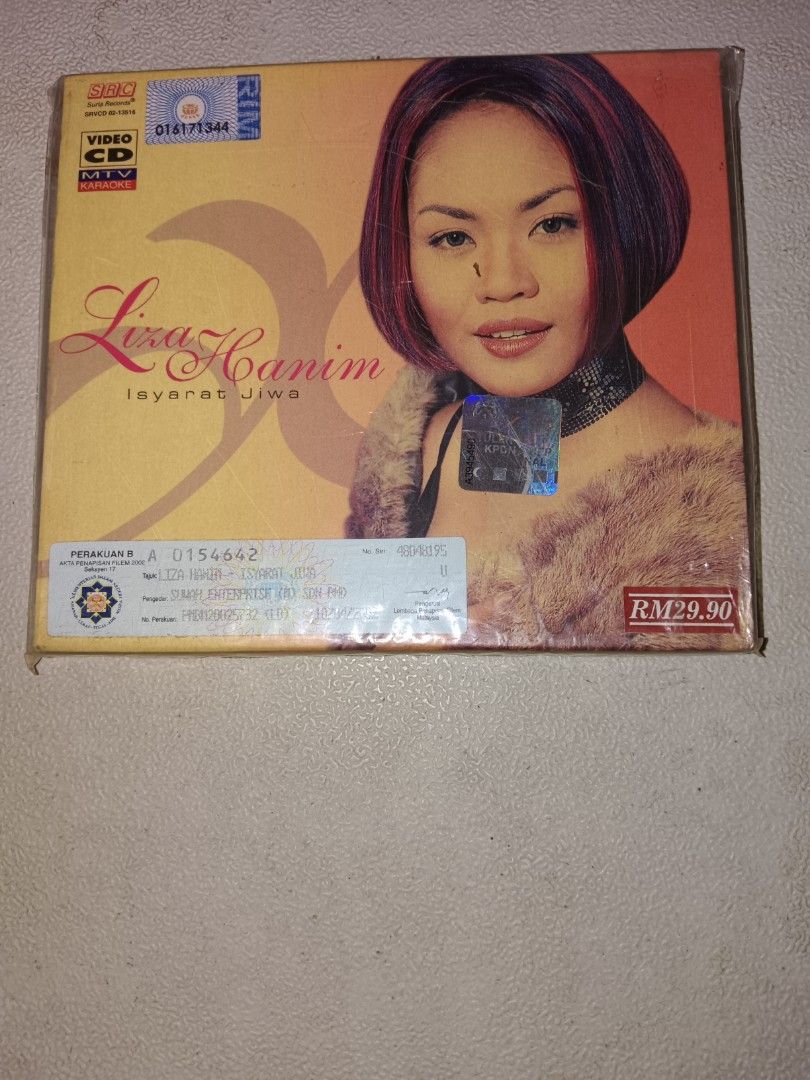 (2002) Vintage Sealed CD Lagu Melayu Liza Hanim Isyarat Jiwa, Hobbies & Toys, Music & Media, CDs ...