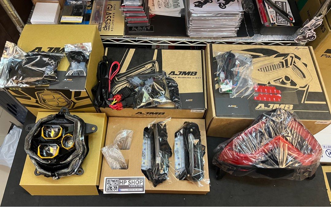 報價 代訂 AJMB #代客人訂購 AJMB 三眼惡魔大燈 日行/方向燈 尾燈 SYM MMBCU, 電單車買賣 - Carousell