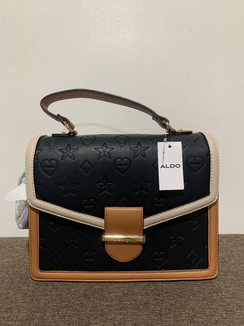 ALDO Crossbody top handle, embossed design, tri-color, Women's Fashion ...