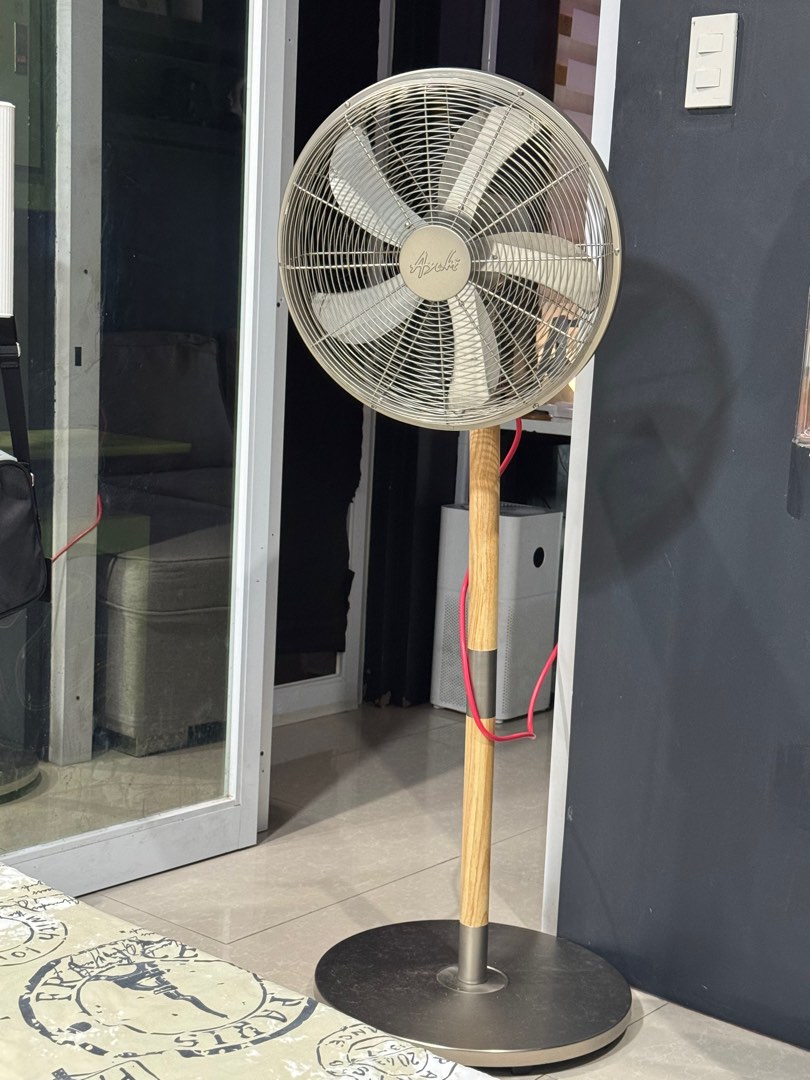 Asahi aesthetic retro fan, Furniture & Home Living, Lighting & Fans ...