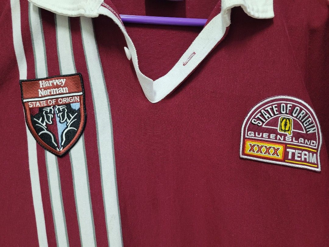 Authentic 1999 State Of Origin Queensland Maroons rugby jersey jersi ...
