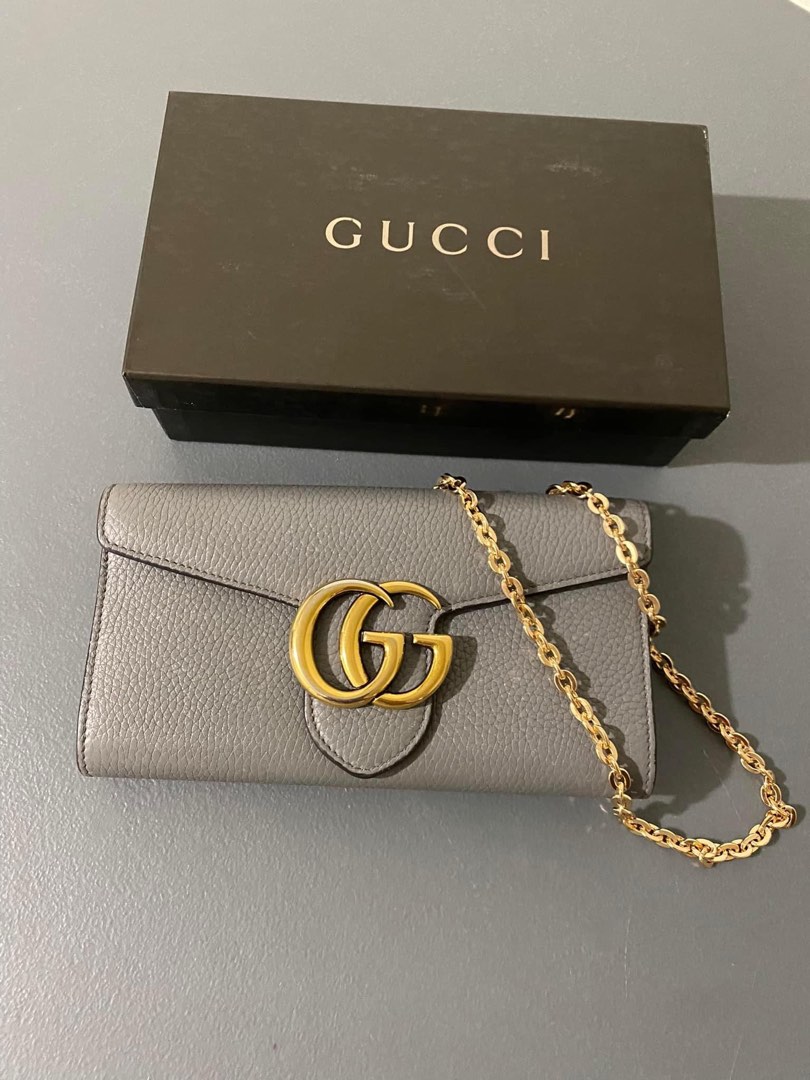 Authentic Gucci Wallet on Chain, Luxury, Bags & Wallets on Carousell