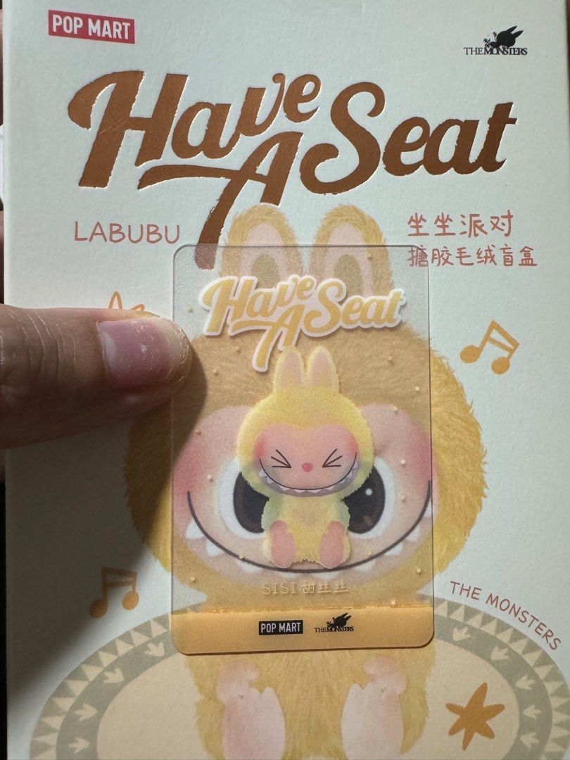 AUTHENTIC LABUBU V2 SISI YELLOW, Hobbies & Toys, Toys & Games on Carousell