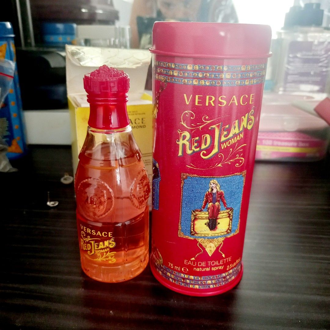 Authentic Versace Red Jeans Woman Parfum Was bought in Amsterdam ...