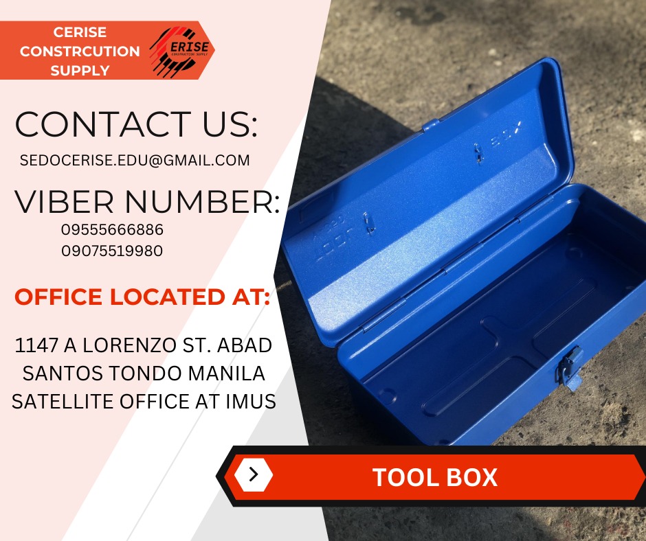 AVAILABLE TOOL BOX, Commercial & Industrial, Construction Tools ...