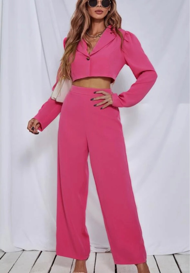Barbie Pink Co-Ords, Women's Fashion, Dresses & Sets, Sets or ...