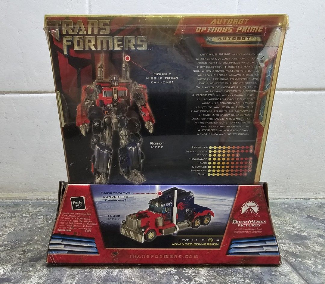 Battle Damage OPTIMUS PRIME - 2007 Transformers The Movie Voyager Class ...