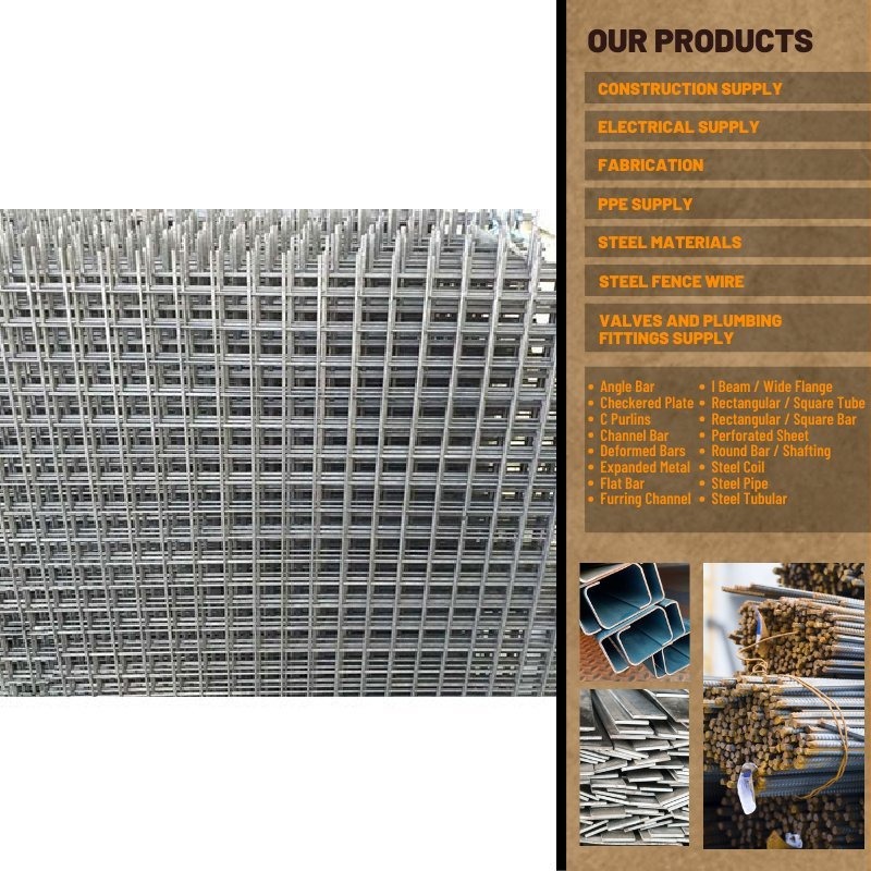 Black Iron Steel Matting / 2.5 Steel Matting / Cyclone Wire, Commercial ...
