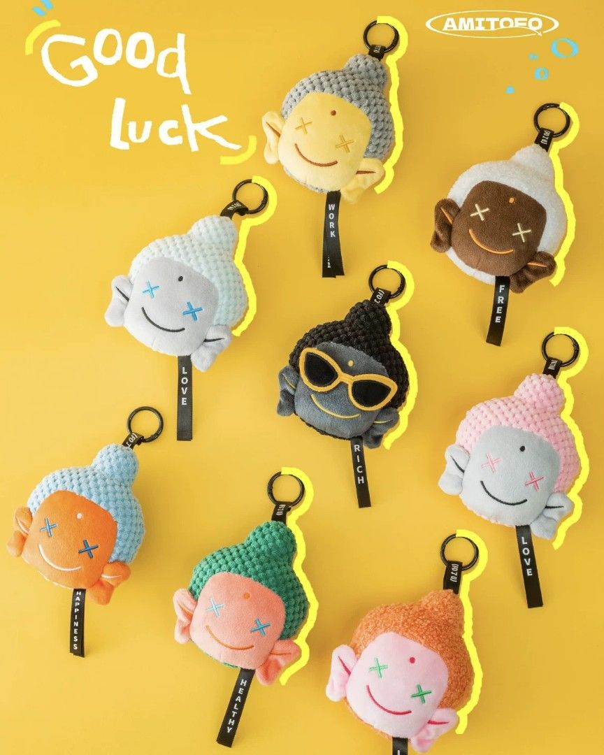 [BRAND NEW! AMITOFO] AMITOFO BUDDHA GOOD LUCK PLUSHIE STUFFED TOY SOFT ...