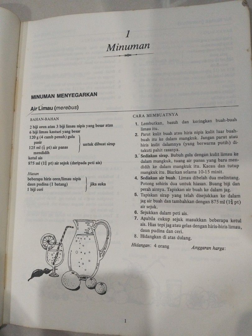 Buku masakan - resepi harian 1985, Hobbies & Toys, Books & Magazines ...