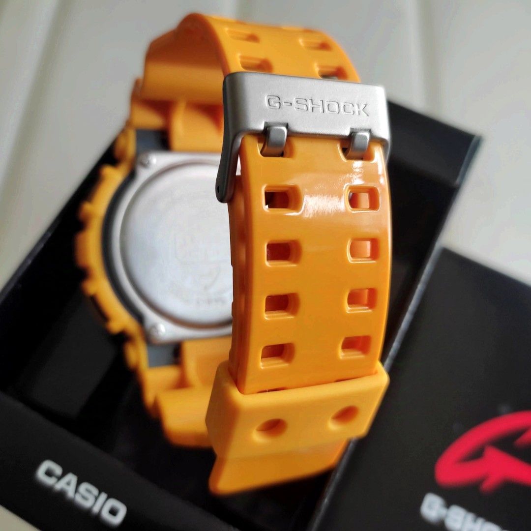 CASIO G-Shock GA-100A-9ADR (BUMBLEBEE ) analog-digital gshock ga-100 ...