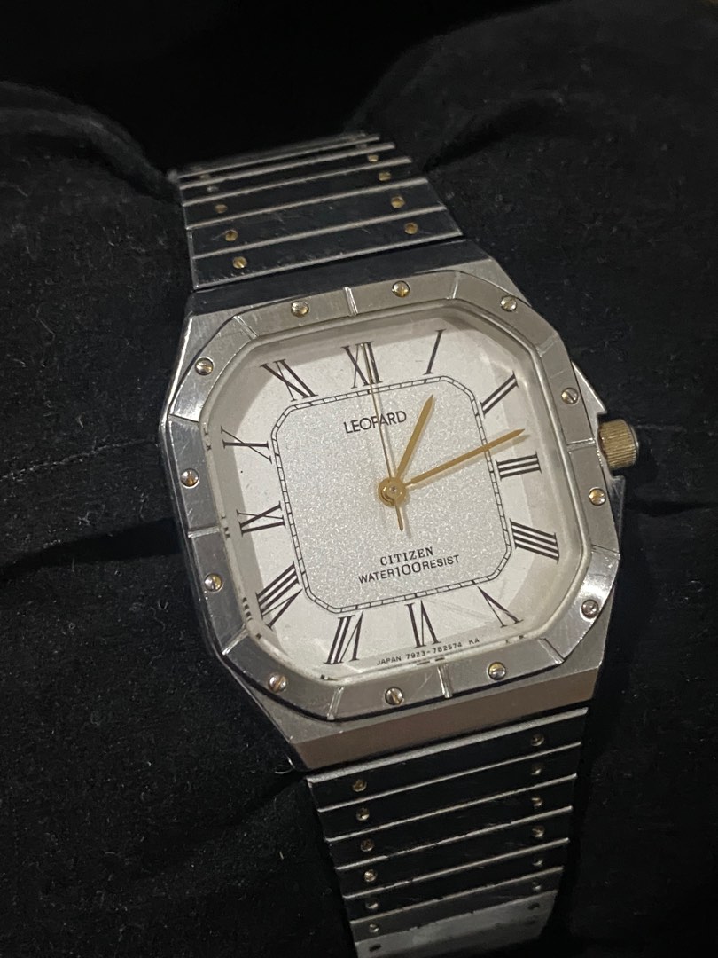 Citizen Leopard Cartier Santos Homage, Luxury, Watches on Carousell