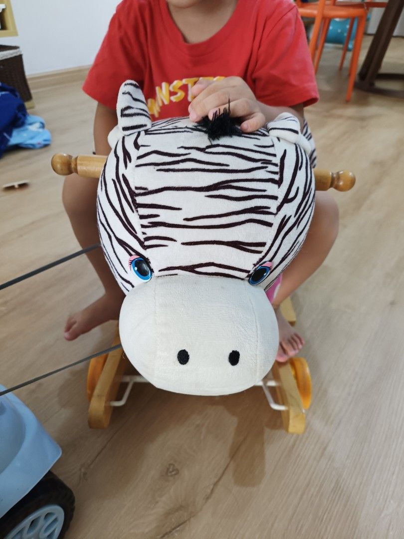 Coby Haus Rocking Zebra (2 in 1), Hobbies & Toys, Toys & Games on Carousell