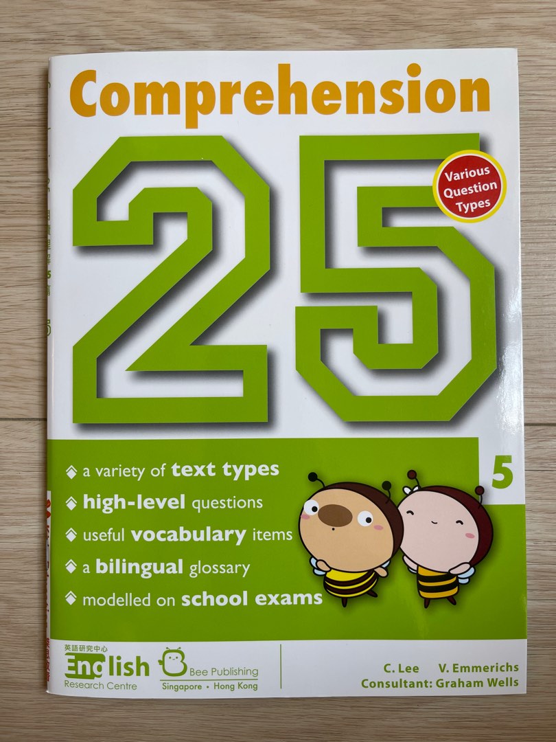 Comprehension 25 - P5, 興趣及遊戲, 書本 & 文具, 書本及雜誌 - 補充練習 - Carousell